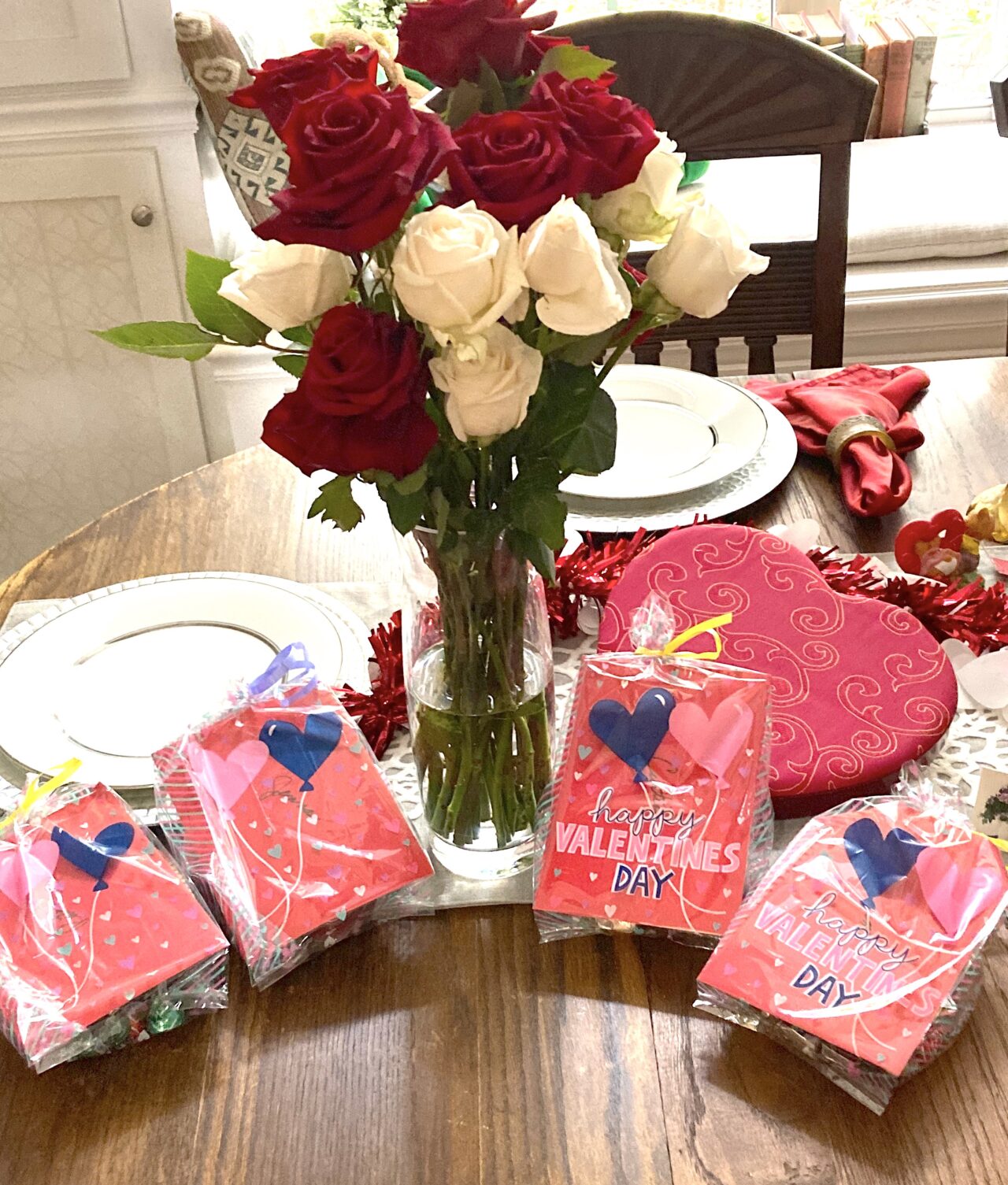 Colleen and I Make Valentine Cookies - Plain and Fancy Girl